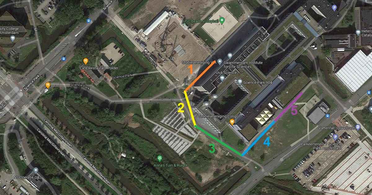 Works on cables and pipes for LAB42 - Campus Development - University ...